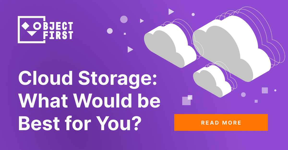 Archiviazione Cloud: Crea Il Tuo Piano Cloud | Object First