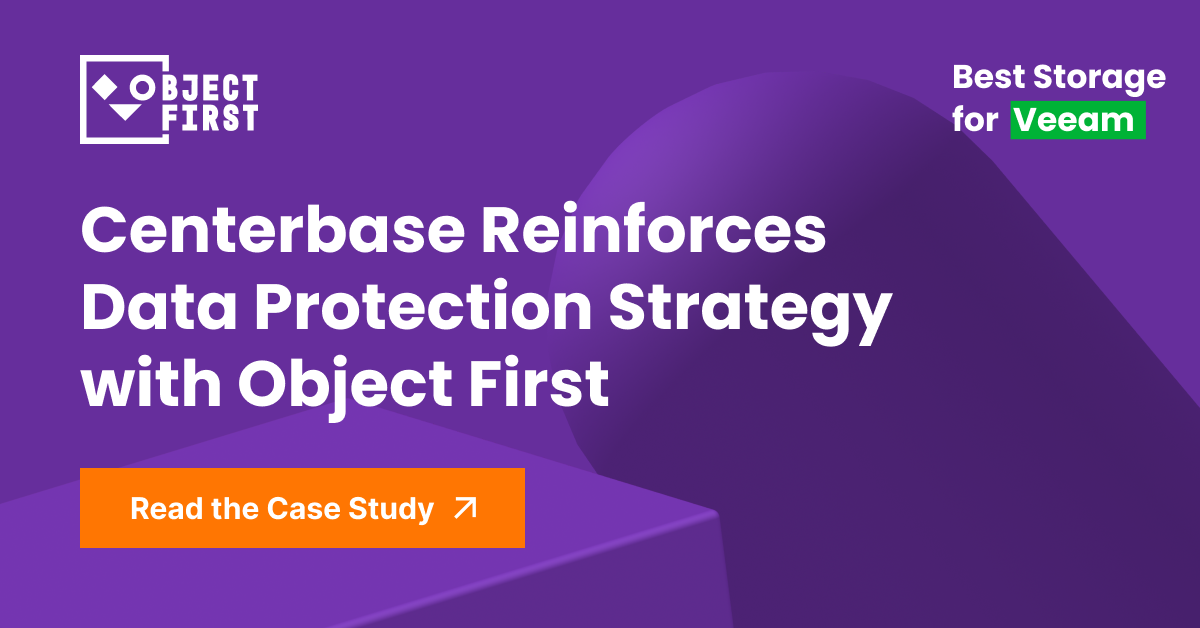 Centerbase Rafforza la Protezione dei Dati con Object First
